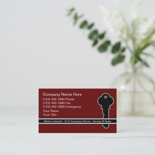 Locksmith Business Cards | Zazzle