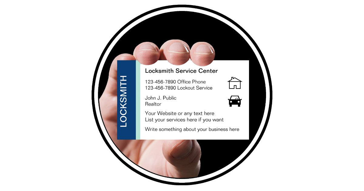 Locksmith Business Cards | Zazzle