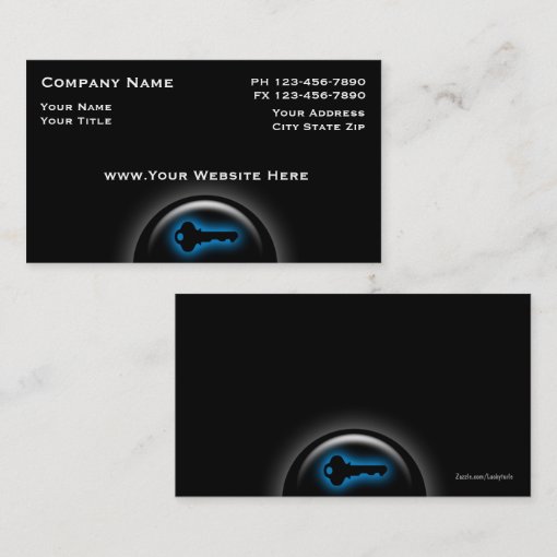 Locksmith Business Cards | Zazzle