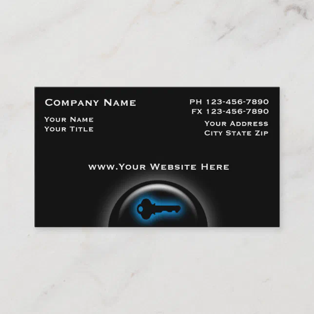 Locksmith Business Cards | Zazzle