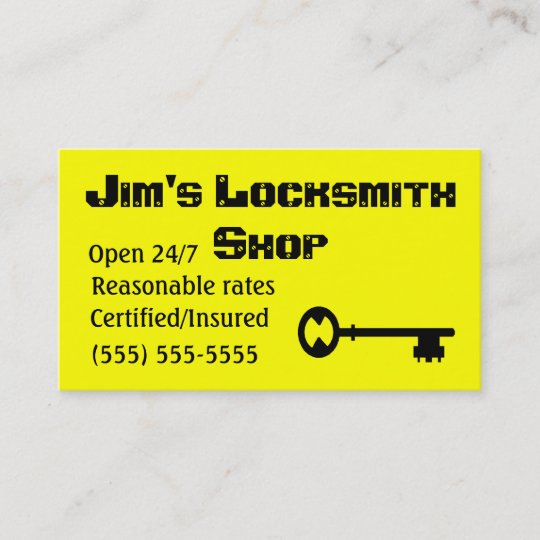 Locksmith business cards | Zazzle.com