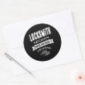Locksmith Work Job Title Gift Classic Round Sticker | Zazzle