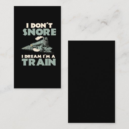 Locomotive Model Train Conductor Railway Railroad Business Card | Zazzle