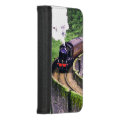 Locomotive Train on Bridge iPhone Wallet Case | Zazzle