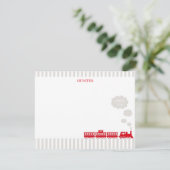 Locomotive Train Thank You Note Card Stationery | Zazzle