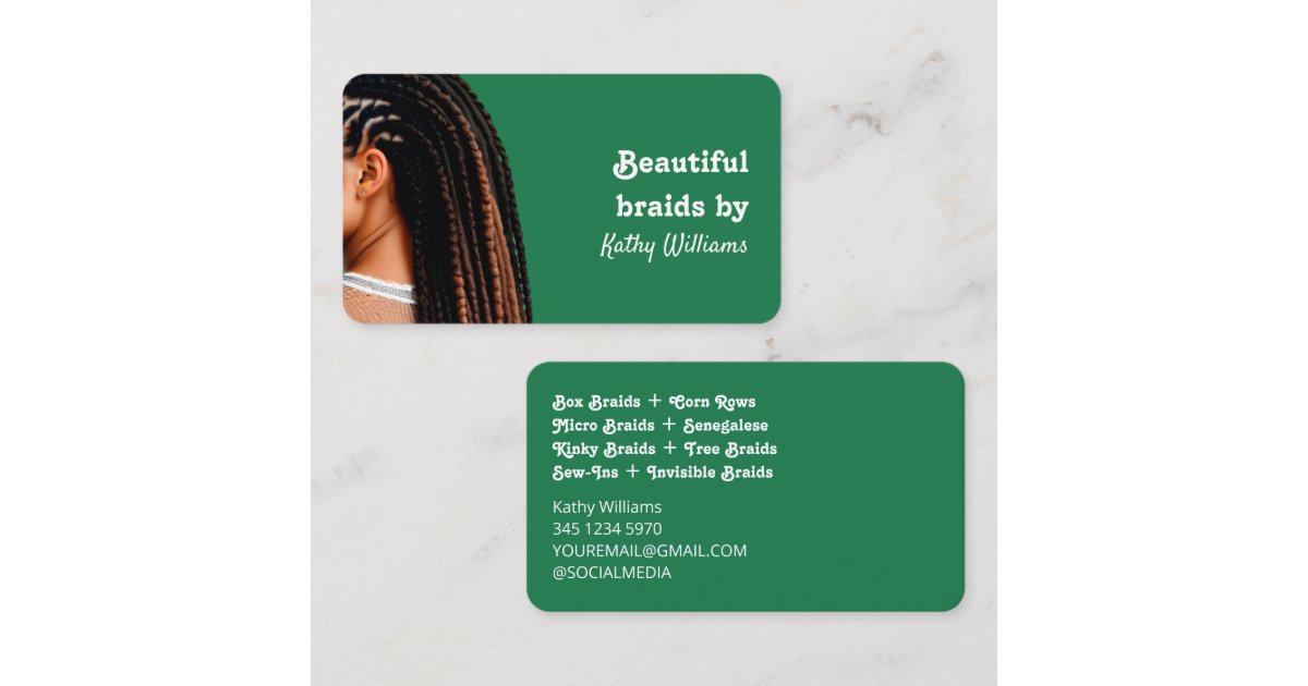 Loctician Dreadlock Stylist Business Card | Zazzle