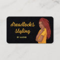 Loctician Dreadlocks Styling Business Card | Zazzle