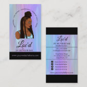 Loctitian Loc Stylist Beauty & Hair Salon Business Card | Zazzle