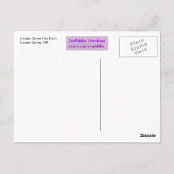 Locust Grove Fire Department - Oklahoma Postcard | Zazzle