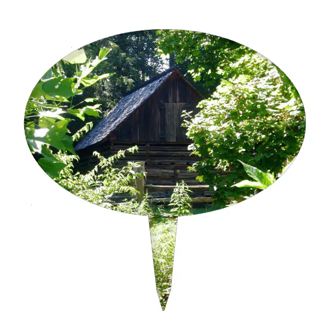 log cabin cake topper | Zazzle