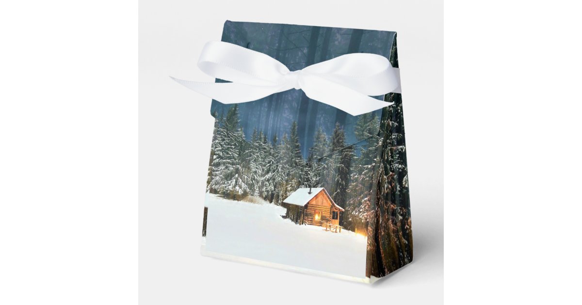 Log Cabin Favor Boxes | Zazzle