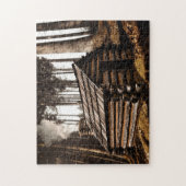 LOG CABIN IN THE WOODS JIGSAW PUZZLE | Zazzle