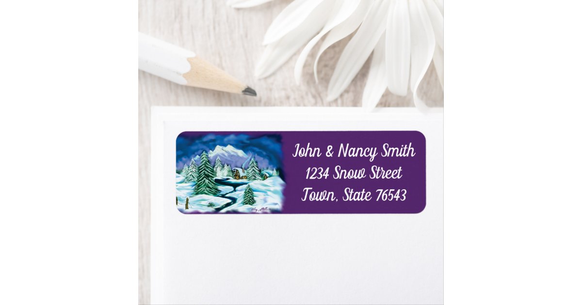 Log Cabin Label | Zazzle