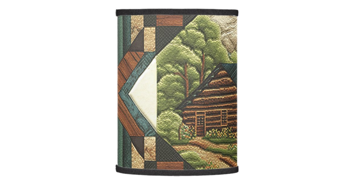 Log Cabin Lamp Shade | Zazzle