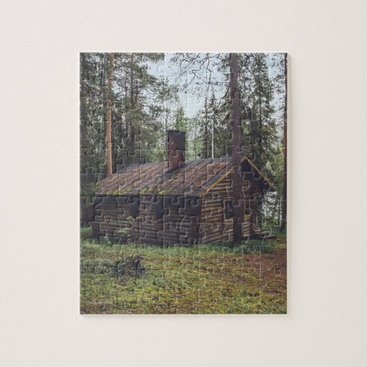 LOG CABIN PUZZLES | Zazzle