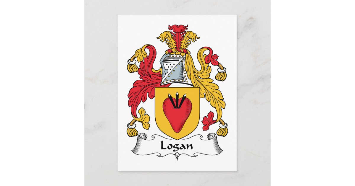 Logan Family Crest Postcard | Zazzle