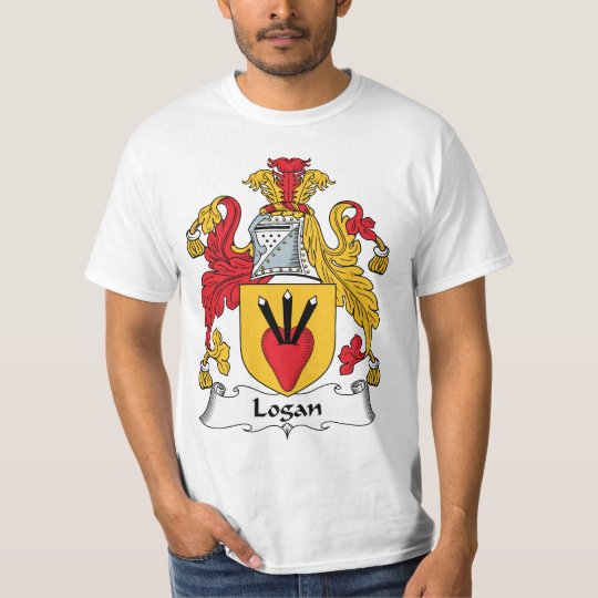 Logan Family Crest T-Shirt | Zazzle.com