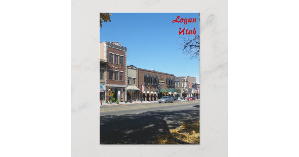 Logan - Main Street Postcard | Zazzle