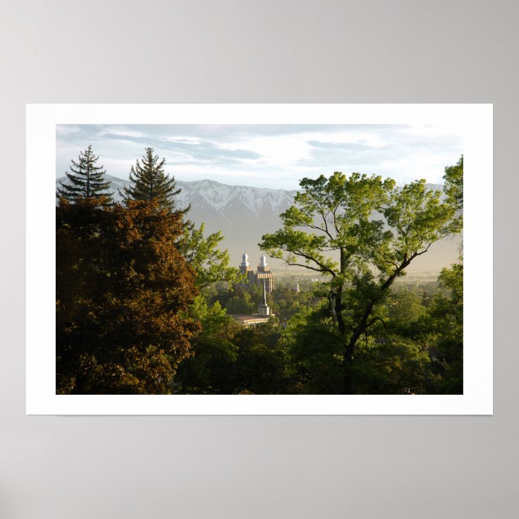 Logan Temple Poster | Zazzle