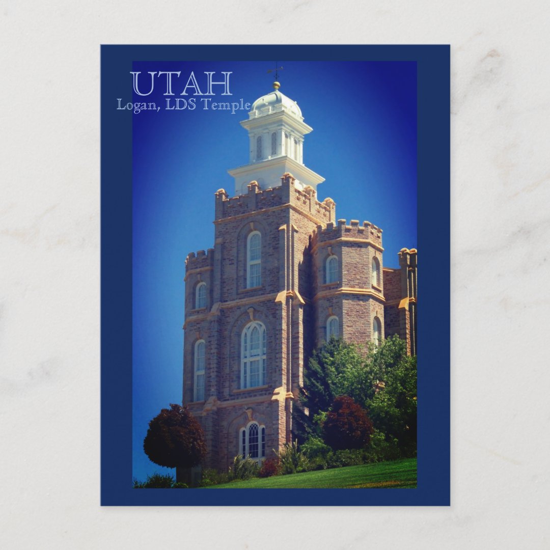 Logan, Utah LDS Temple Postcard | Zazzle