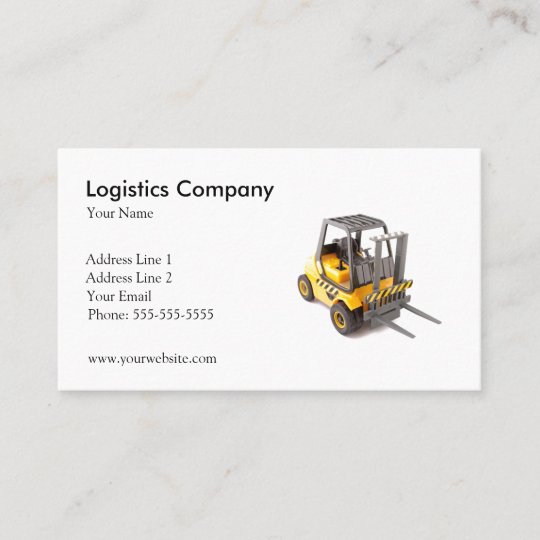 Logistics Company Business Card Template | Zazzle.com