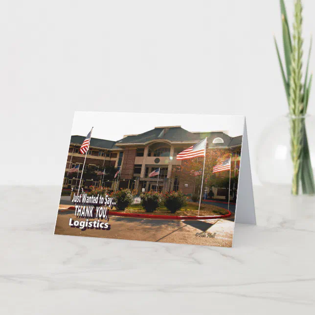 Logistics Thank You Card | Zazzle