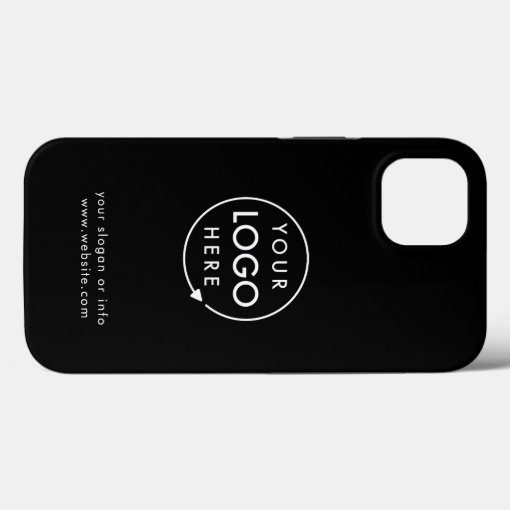 Logo Black | Business Minimalist iPhone Case | Zazzle