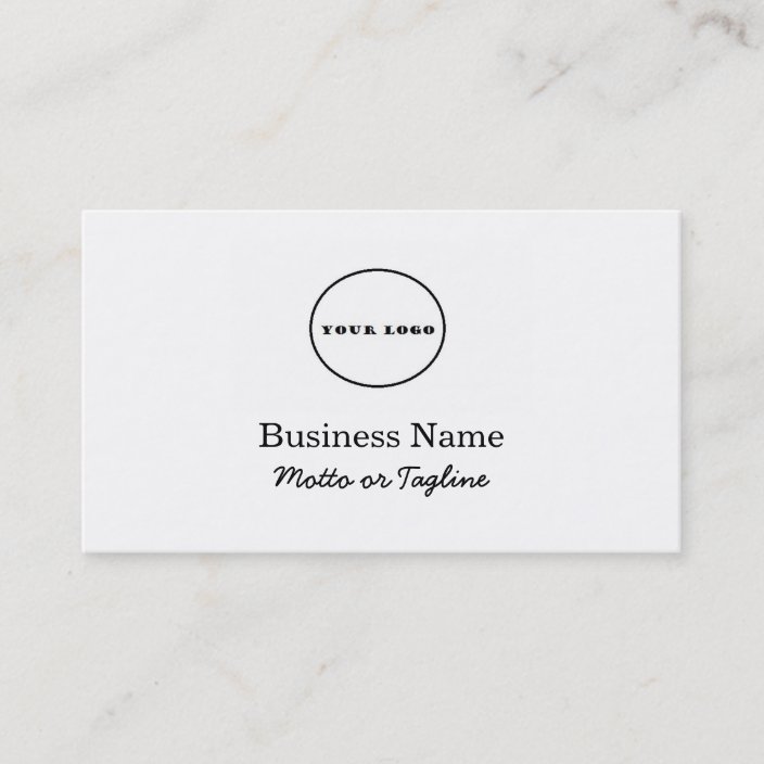 logo business card add your logo business cards | Zazzle.com