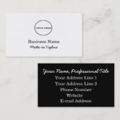logo business card add your logo business cards | Zazzle