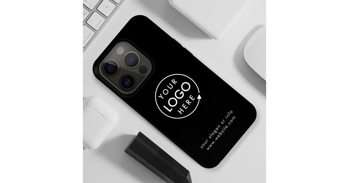 Logo | Business Corporate Company Minimalist iPhone Case | Zazzle