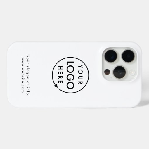 Logo Business | Minimalist Simple iPhone Case | Zazzle