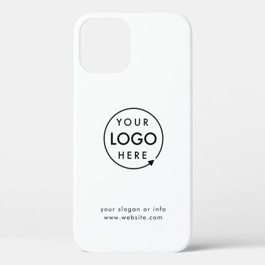 Logo Business | Minimalist Simple iPhone Case | Zazzle.com