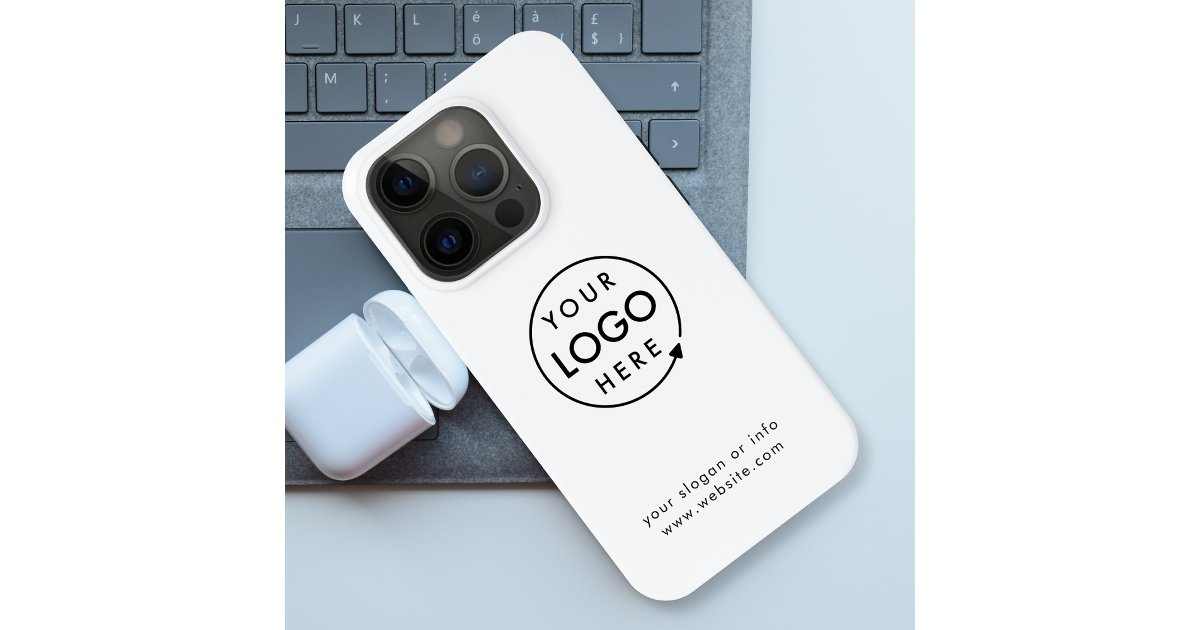 Logo Business | Minimalist Simple iPhone Case | Zazzle