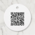 Logo Create Your QR Code Favor Tags | Zazzle