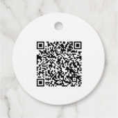 Logo Create Your QR Code Favor Tags | Zazzle