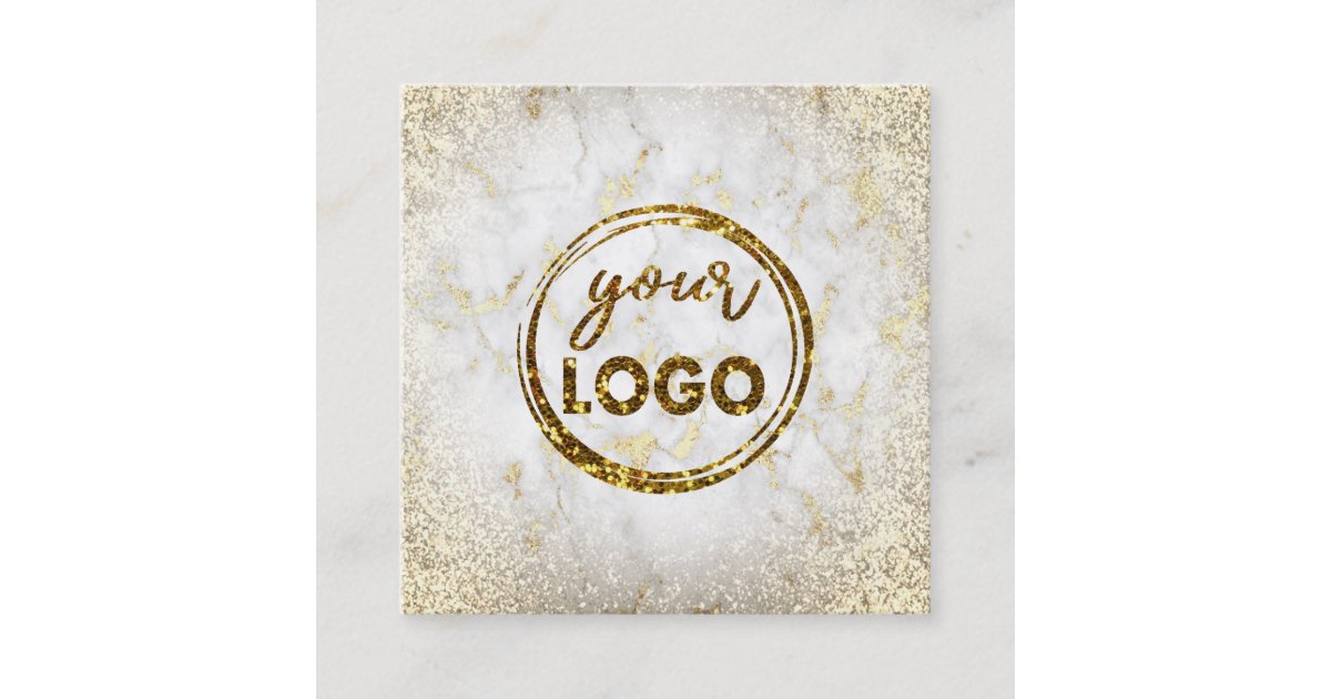 logo design square business card | Zazzle