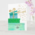 Logo Fun Gifts Happy Birthday Green Boxes Business Card | Zazzle