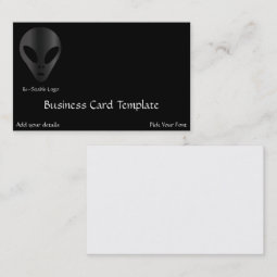 Logo Grays Ancient Alien Business Card | Zazzle