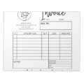 Invoice Business Sales Form Receipt, Add Logo Notepad | Zazzle