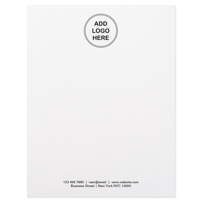 Create Your Own Custom Letterhead | Zazzle