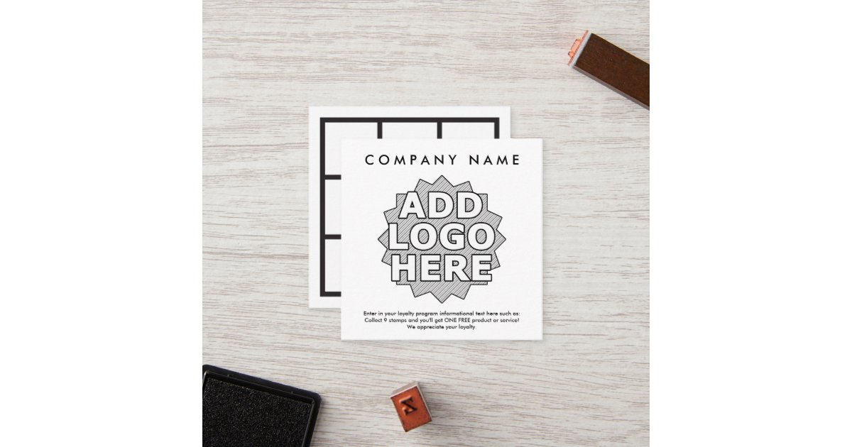 logo loyalty rewards square | Zazzle