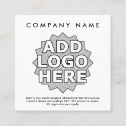 logo loyalty rewards square | Zazzle