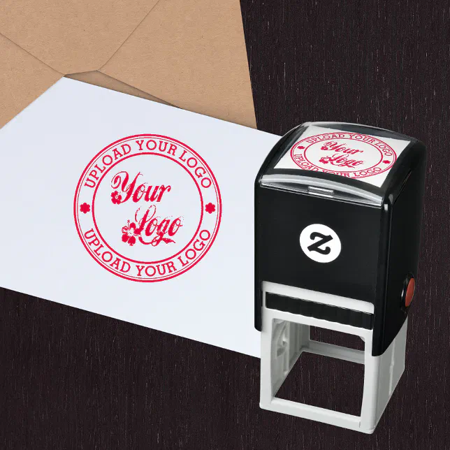 Logo Or Image Custom Self-inking Stamp | Zazzle