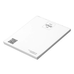 Logo QR Code Simple Notepad | Zazzle
