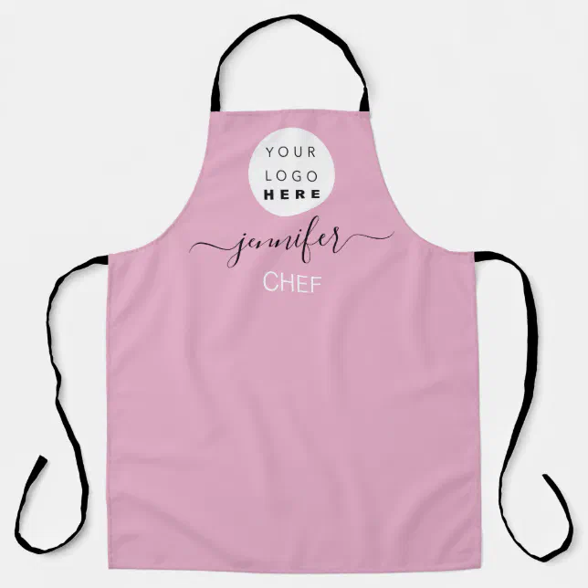 Logo Restaurant Bakery Catering Coffe Shop Cakes Apron | Zazzle