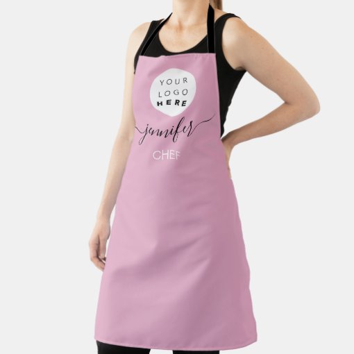 Logo Restaurant Bakery Catering Coffe Shop Cakes Apron | Zazzle