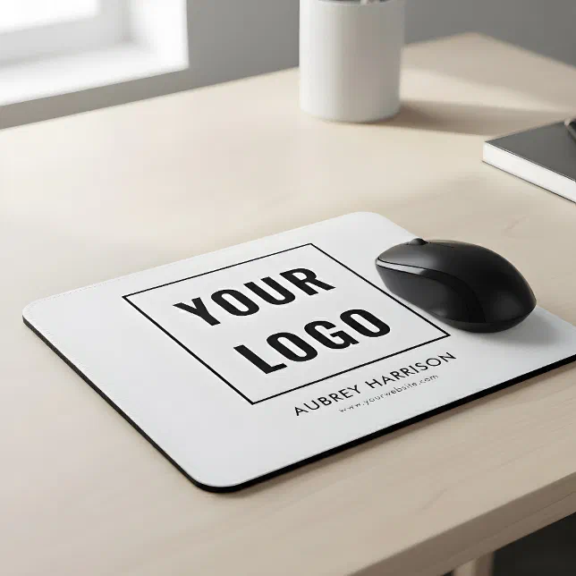 Logo Simple Professional Mouse Pad | Zazzle
