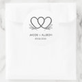 Logo sticker Couples wedding stickers | Zazzle