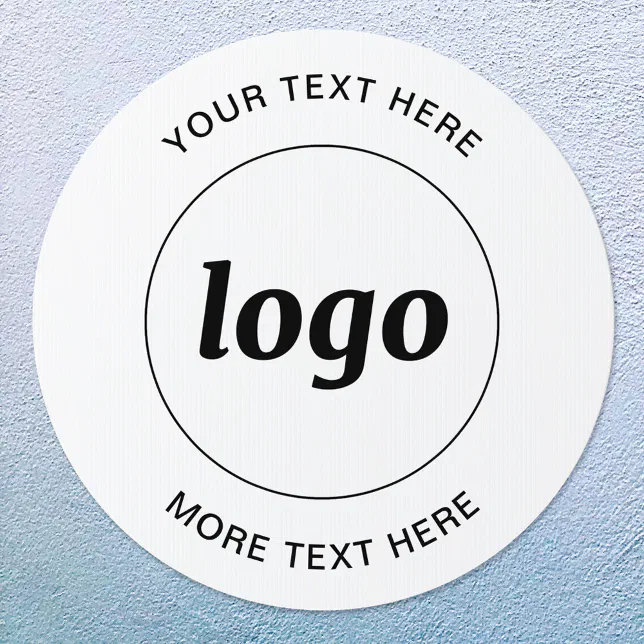 Logo Text Promotional Business Sign | Zazzle