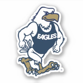 Logos->Strutting Eagle Sticker | Zazzle